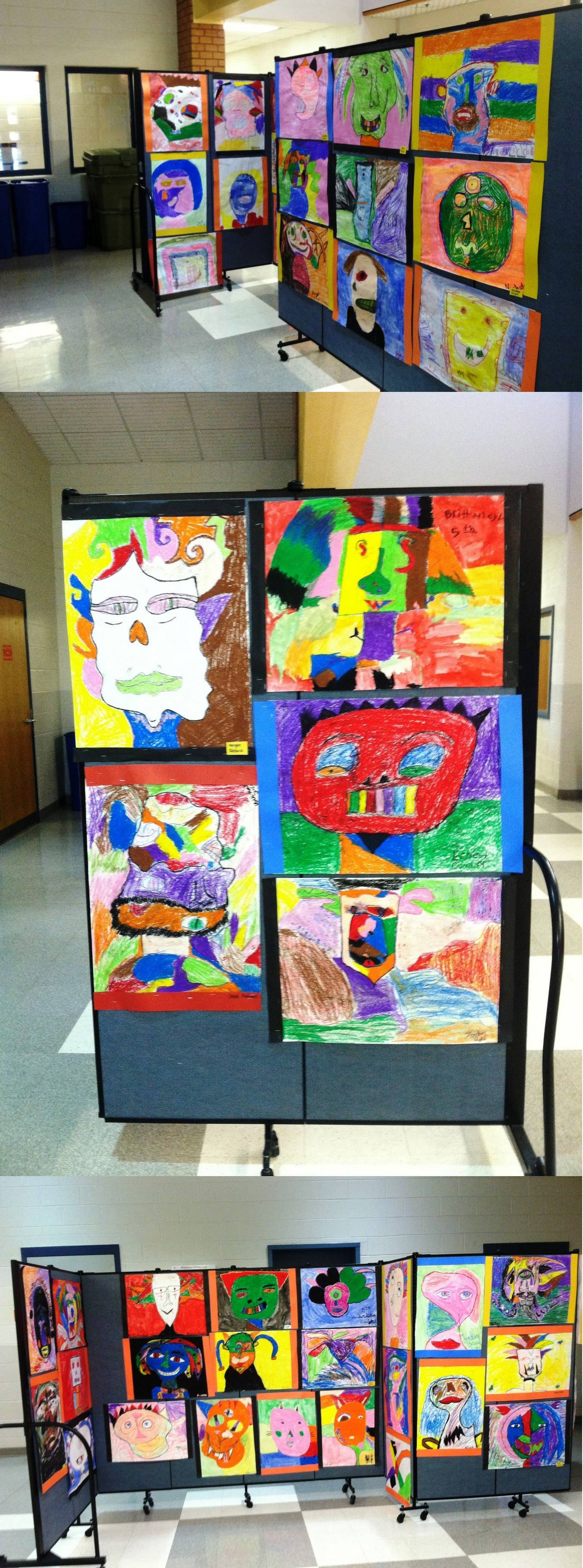 Creative Ways To Display Student Artwork - Screenflex Creative Ways To Display Student Artwork - Screenflex
